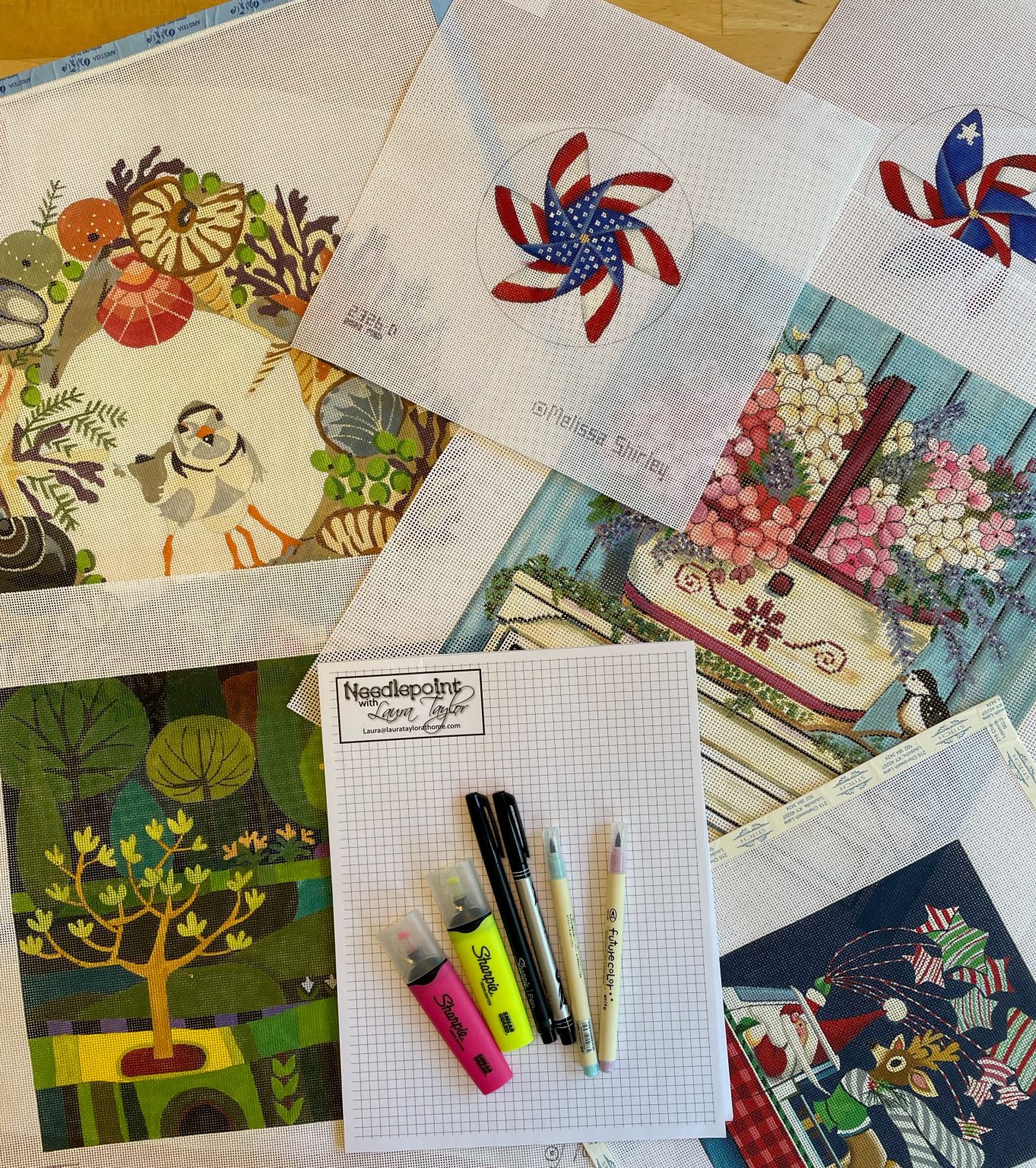 Needlepoint Reimagined - Needlepoint with Laura Taylor